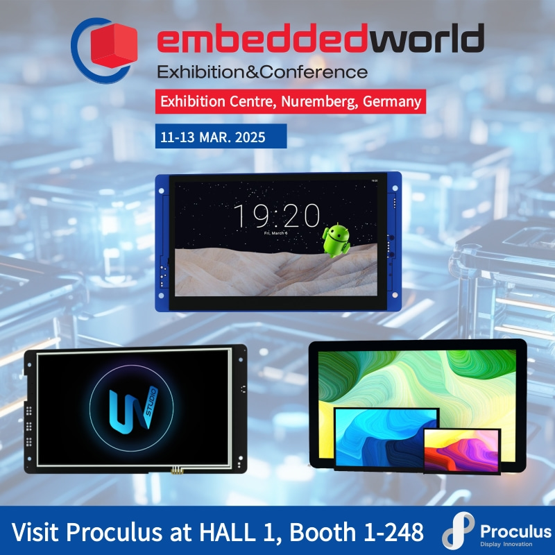 Visit Proculus at Embedded World 2025 in Nuremberg, Germany - Proculus Technologies Co., Ltd.